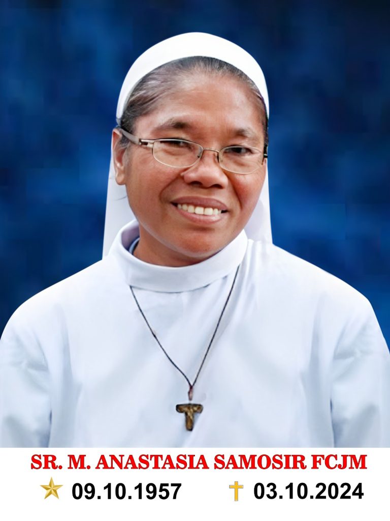 RIP Sr.M.Anastasia Samosir FCJM | Kongregasi Suster FCJM Provinsi Indonesia